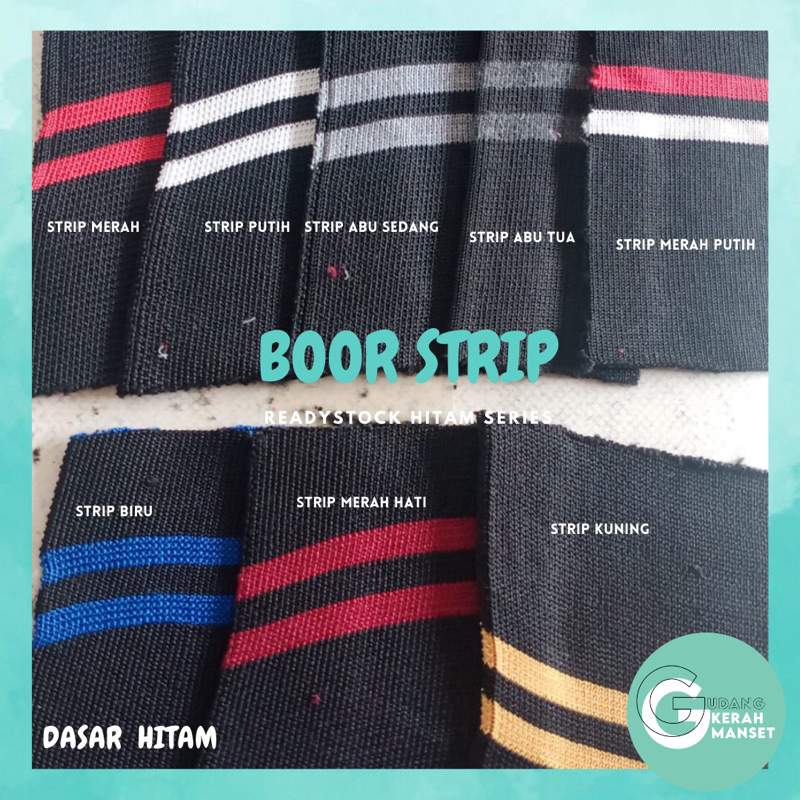 Jual READY STOCK RIB Boor Ban kerah Manset Salur bisa custom | Shopee ...