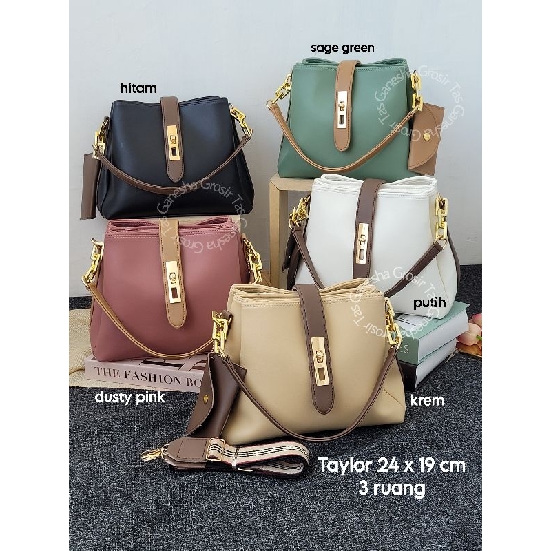 Jual Taylor Bag Tas Wanita Fashion Korea 3 Ruang | Shopee Indonesia