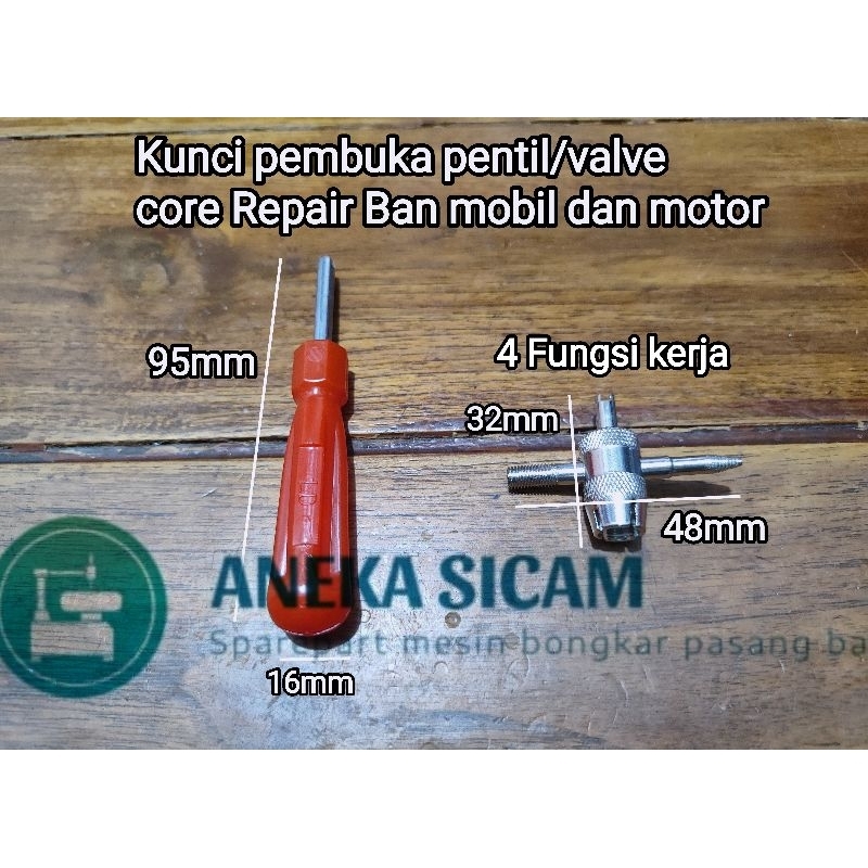 Jual Kunci pembuka pentil/valve core Repair Ban mobil dan motor ...