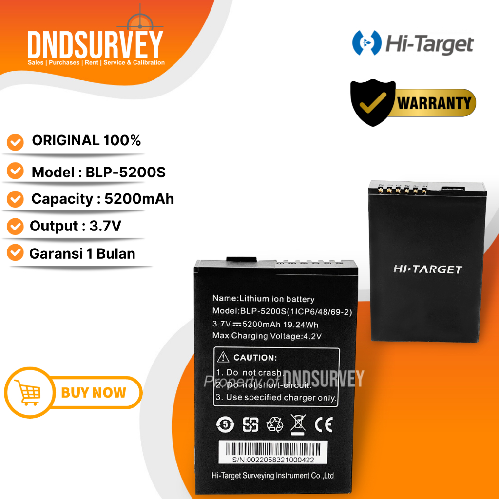 Jual Baterai Controller Hi-Target IHAND 30 BLP5200S | Shopee Indonesia