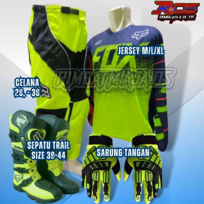 Jual PAKET JERSEY SET CROSS TRAIL ADVENTURE DEWASA Baju Motocross ...