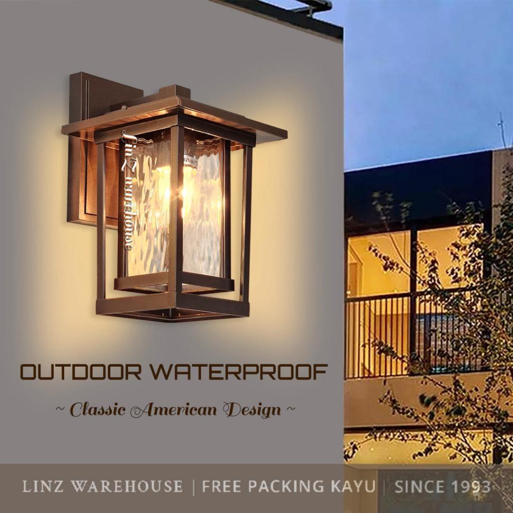 Jual Lampu dinding CLASSIC AMERICAN OUTDOOR WATERPROOF SERIES 04 wall ...