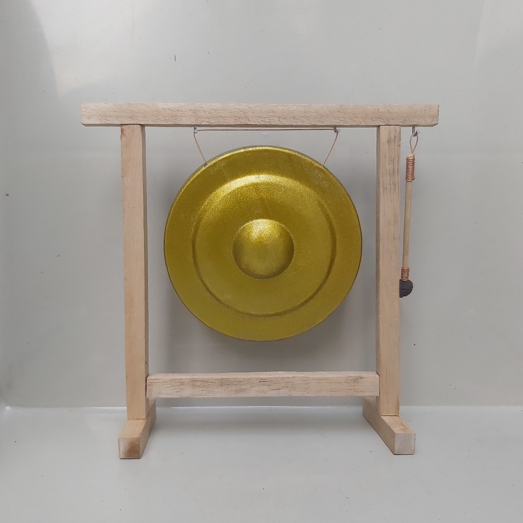 Jual Miniatur Pajangan unik alat musik tradisional gong A5 | Shopee ...