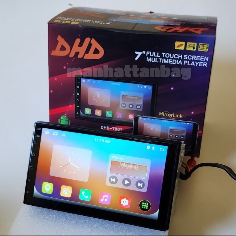 Jual Head Unit Android 7 inch Double Din Android DHD 7 inch | Shopee ...