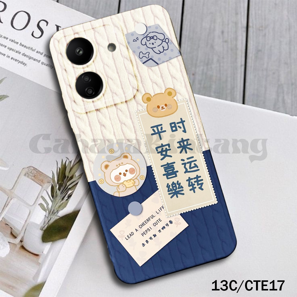 Jual CAHAYABINTANG - CASING HP UNTUK REDMI 13C GAMBAR CUTE 6 SOFTCASE ...