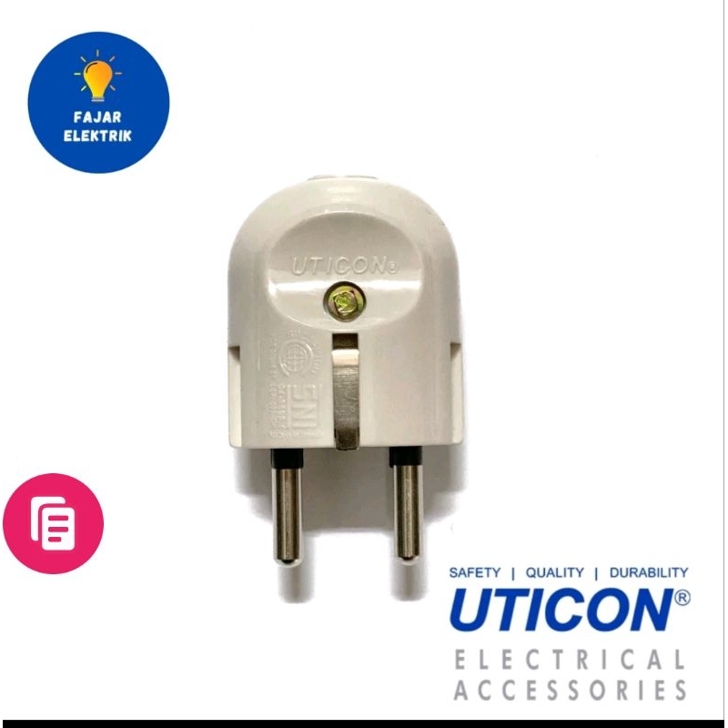 Jual Steker Uticon / Steker Arde Uticon / Colokan Uticon S28R / S-28R ...
