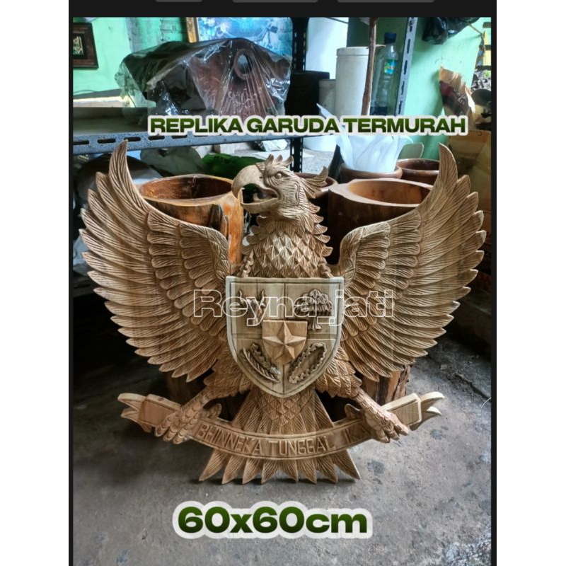 Jual garuda ukir 60cm,lambang garuda,garuda pancasila,replika garuda ...