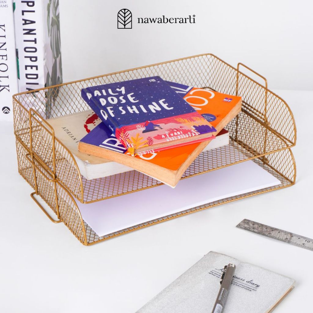 Jual Rak Tumpuk GOLD - File Folder Buku Magazine Newspaper Desktop ...
