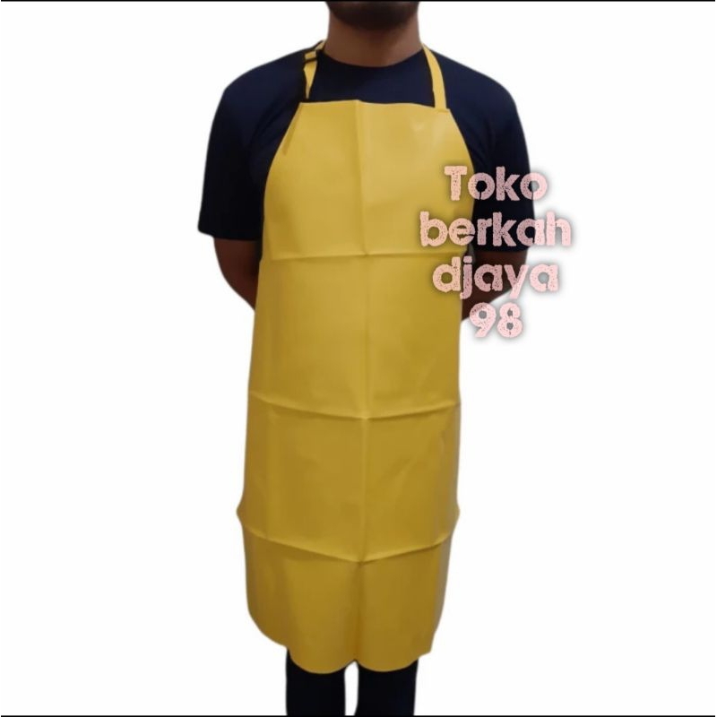 Jual APRON CELEMEK PVC WATERPROOF UKURAN 90CM | Shopee Indonesia