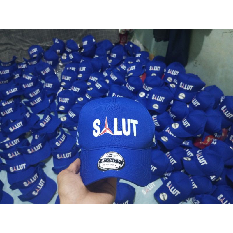 Jual sablon Topi partai ,custom free desain Gambar suka"tergantung ...