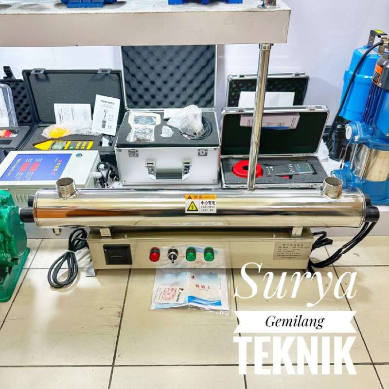 Jual Water Sterilizer Uv 4 lampu Ultraviolet 48gpm Panel uv industri 48 Gpm | Shopee Indonesia