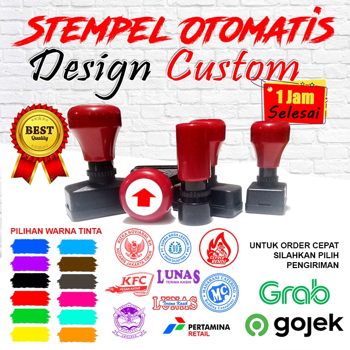 Jual Stempel Custom, Stempel Otomatis Stempel Flash | Shopee Indonesia