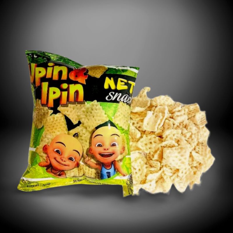 Jual Kerupuk Upin Ipin Net Snack rasa kaldu ayam isi 10 pcs @25 gr ...