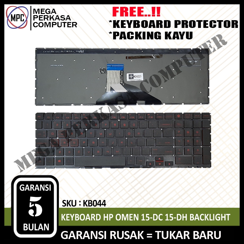 Jual Keyboard HP Omen 15-DH 15-DC 17-CB TPN-C144 TPN-Q211 TPN-C143 Black | Shopee Indonesia