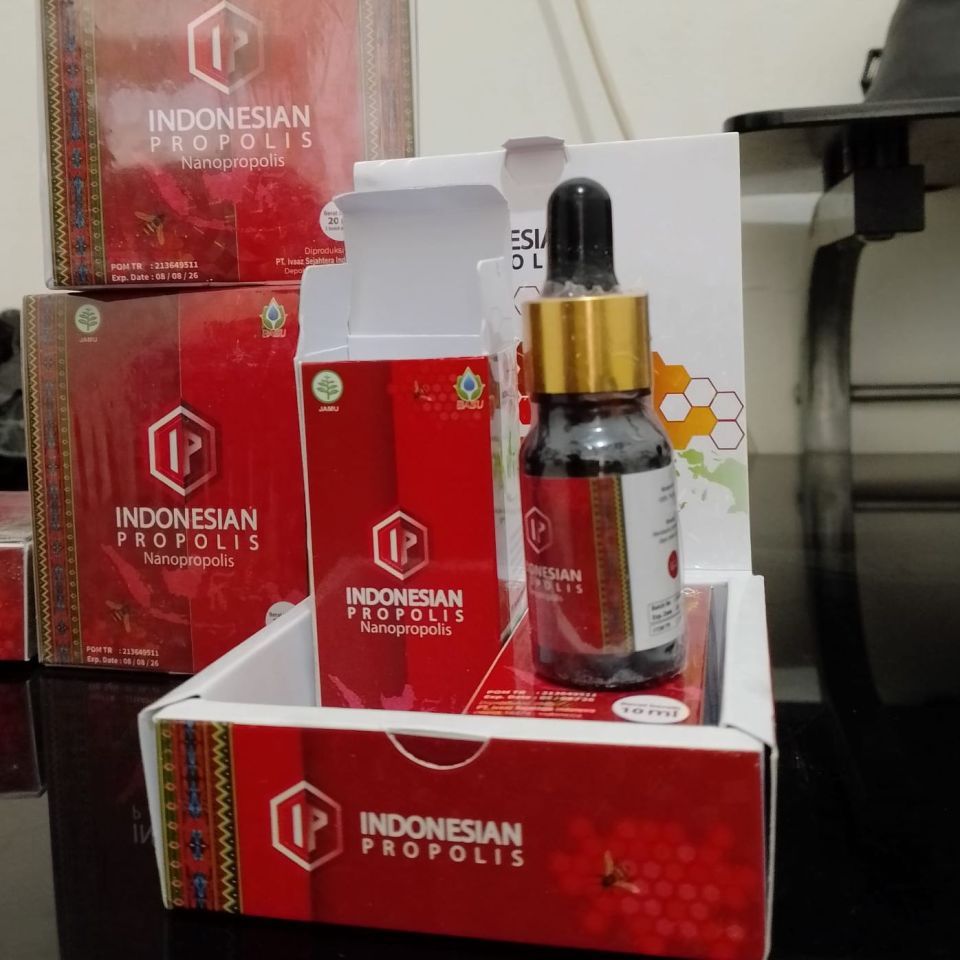 Jual 1 Box isi 2 Botol Indonesian Propolis Kesehatan Original Basu ...