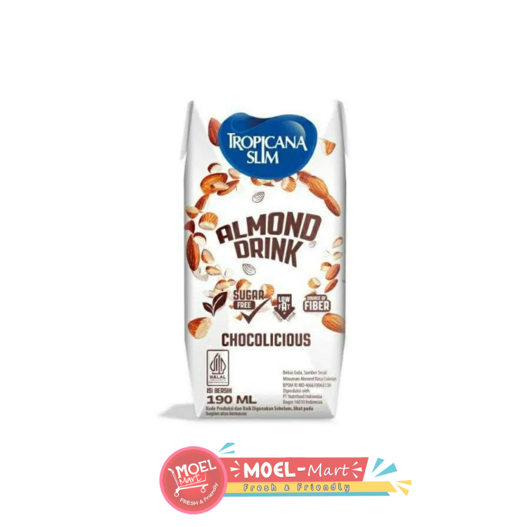 Jual TROPICANA SLIM RTD ALMOND DRINK CHOCO 190ML | Shopee Indonesia