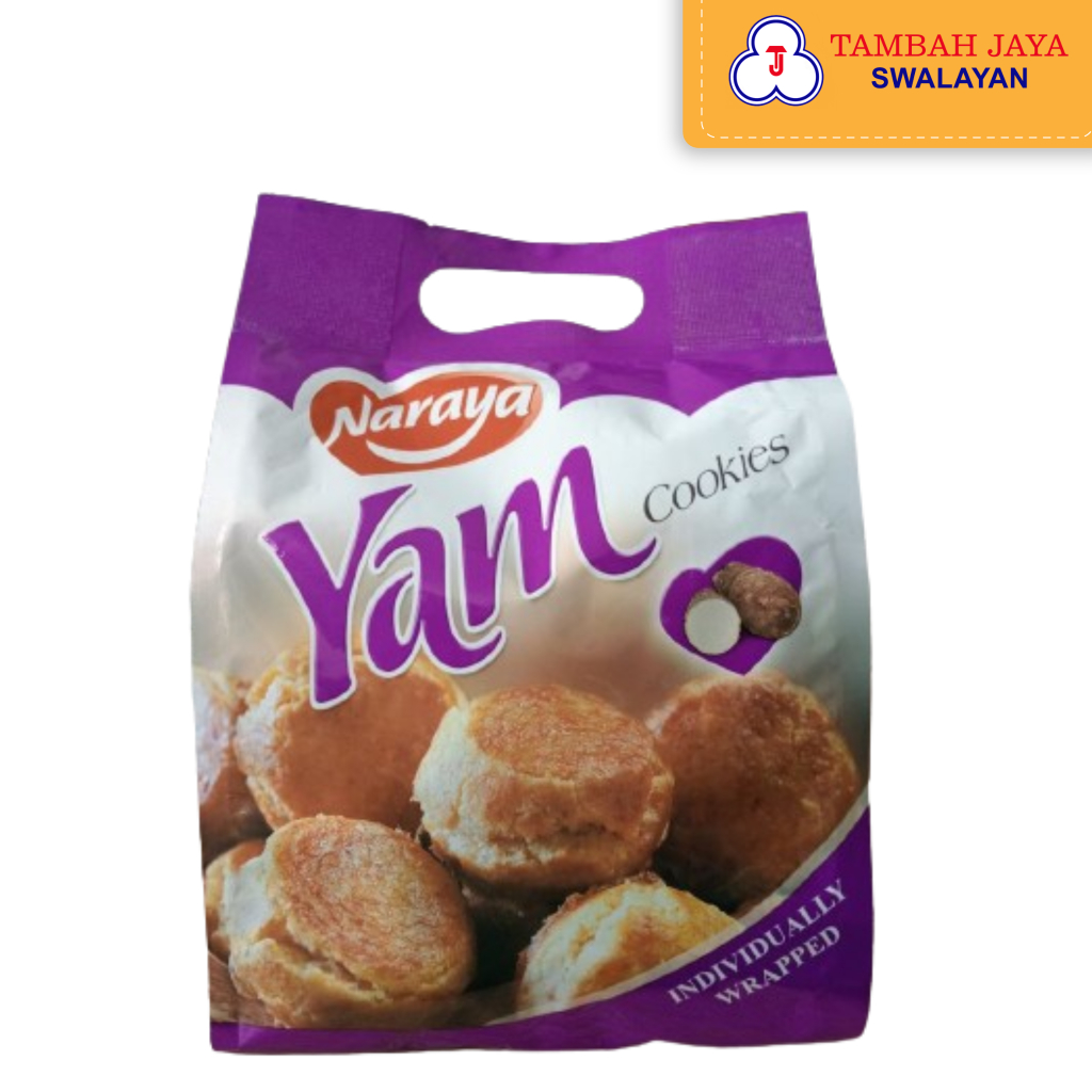Jual Naraya Yam Cookies Rasa Talas 280gr isi 28pcs | Shopee Indonesia