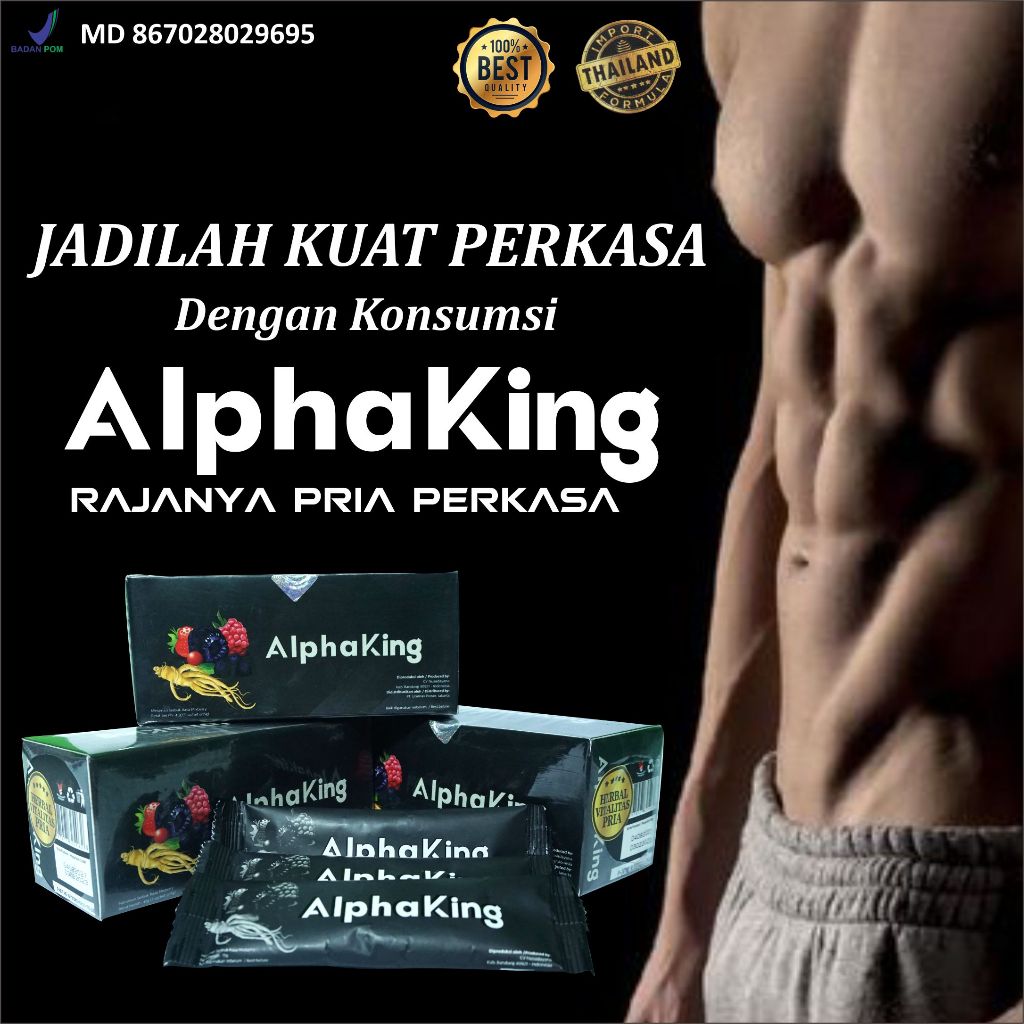 Jual ALPHA KING, OBAT PRIA PERKASA, (BISA ECER) HERBAL, TERMURAH ...