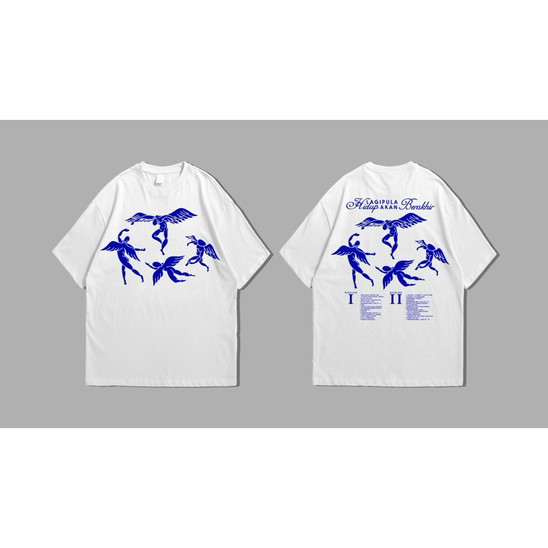 Jual Hindia - Tracklist Tshirt - White / Original Merchandise / Tidur ...