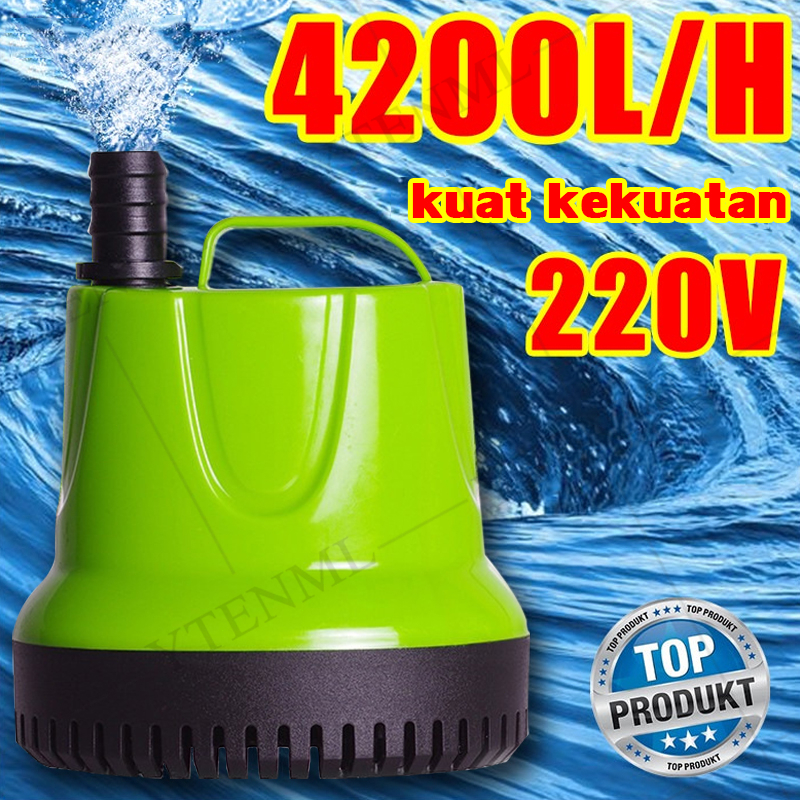 Jual 4500L / H Pompa Air Khusus Kolam Ikan Hisap Tinggi Pompa Air Celup ...