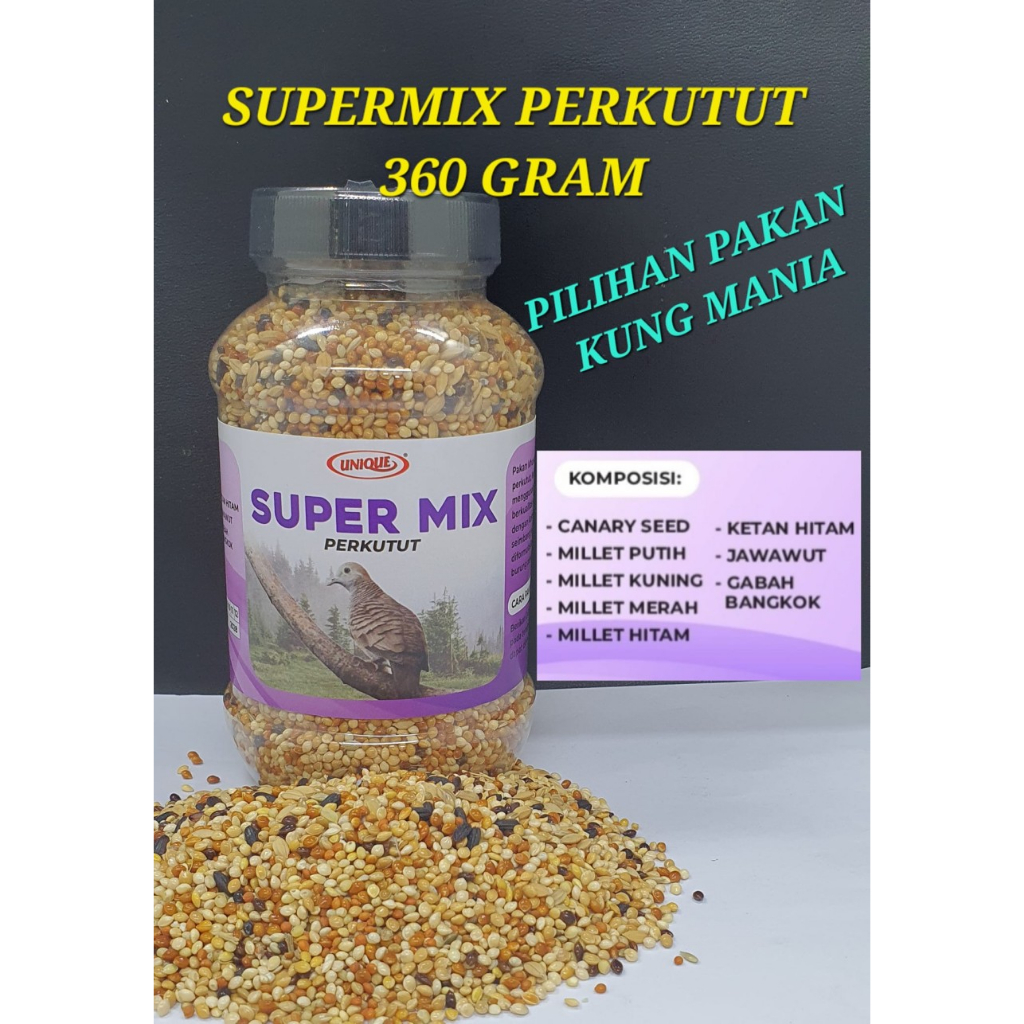 Jual SUPERMIX PERKUTUT PAKAN HARIAN PERKUTUT PAKAN PERKUTUT | Shopee ...