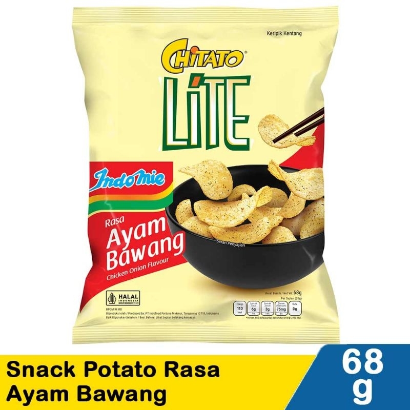 Jual Chitato Lite Indomie Rasa Ayam Bawang Potato Crisp 68gram | Shopee ...