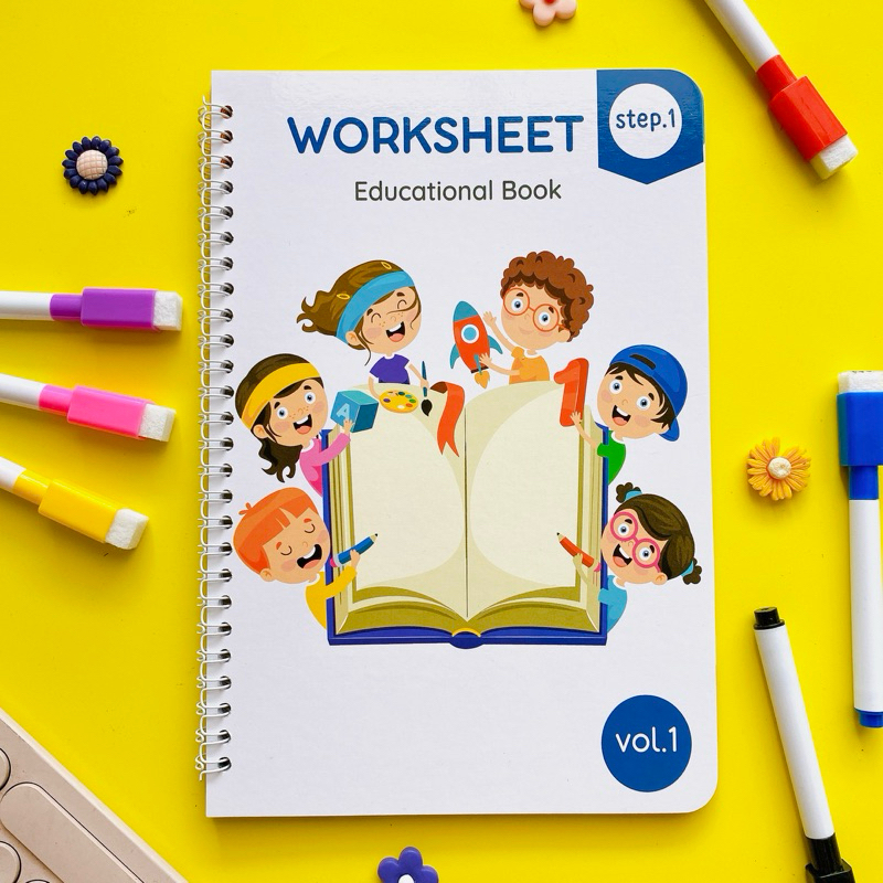 Jual Worksheet Anak Usia 2 3 4 5 Tahun Paud TK Buku Edukasi Lembar ...
