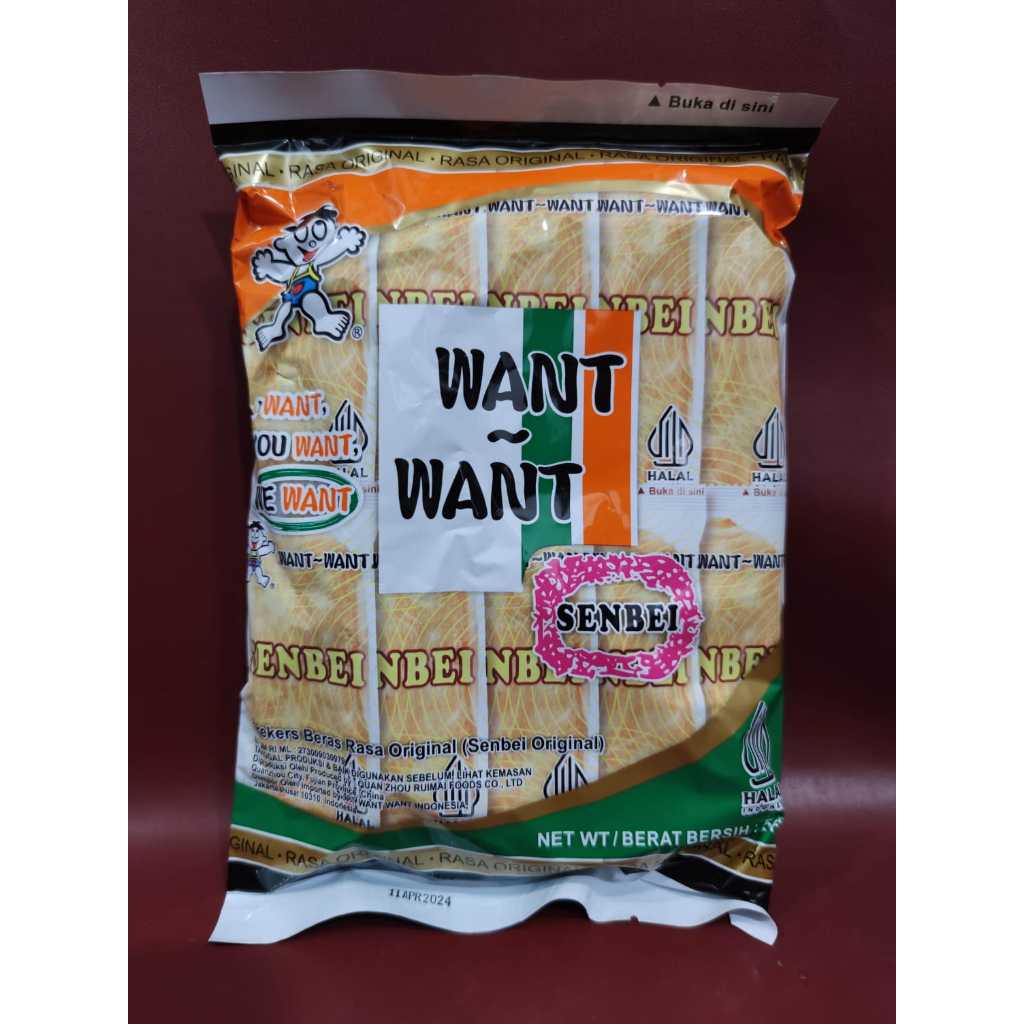 Jual Want-Want Senbei Original 56gr - Makanan Ringan | Shopee Indonesia