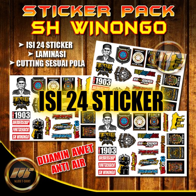 Jual STIKER PACK SH WINONGO ( isi 24 & 27 pcs ) | Shopee Indonesia