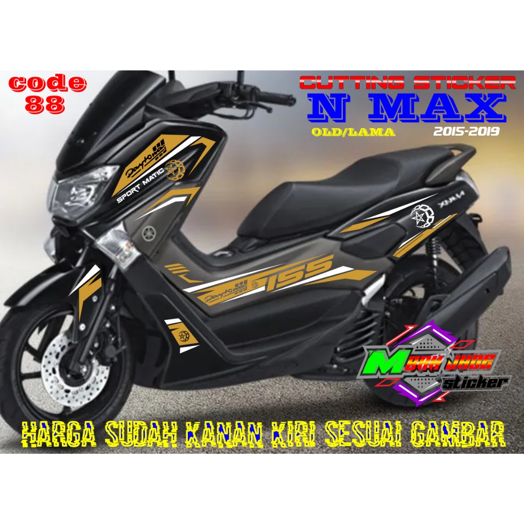 Jual Cutting Sticker Yamaha Nmax Old/Sticker Motor Nmax Lama C-88 Body ...