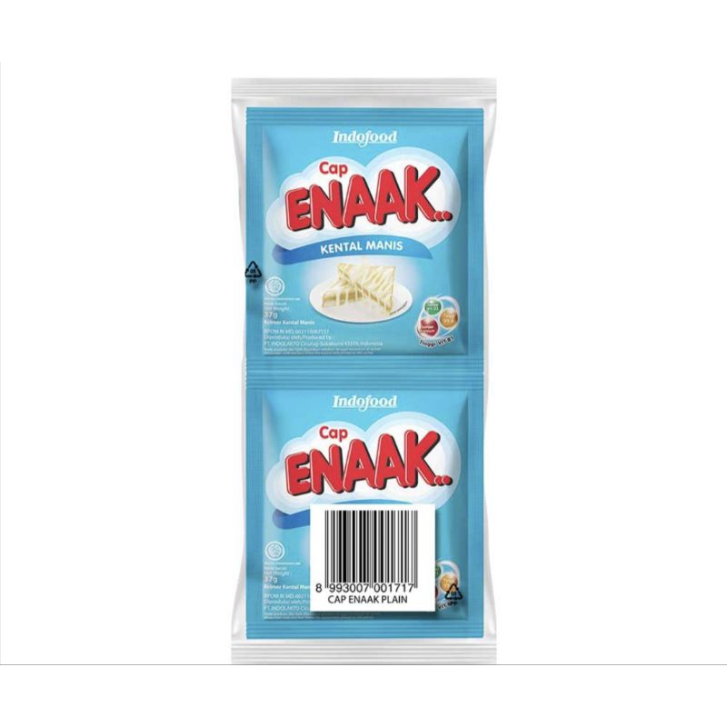 Jual Cap Enaak Kental Manis Putih 6x37g | Shopee Indonesia