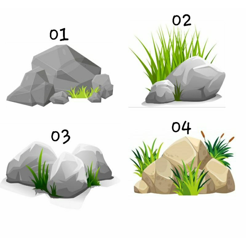 Jual Topper Cake/Hiasan Kue Rumput Batu | Shopee Indonesia