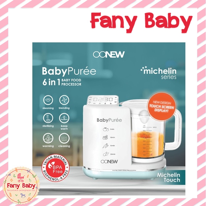 Jual OONEW MICHELIN SERIES BABY PUREE 6IN1 FOOD PROCESSOR / BLENDER ...