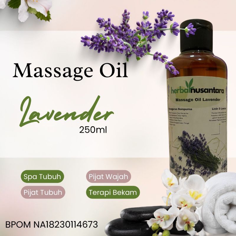 Jual Minyak Pijat Urut Oil Massage Bekam Aromaterapi Lavender Herbal 8411