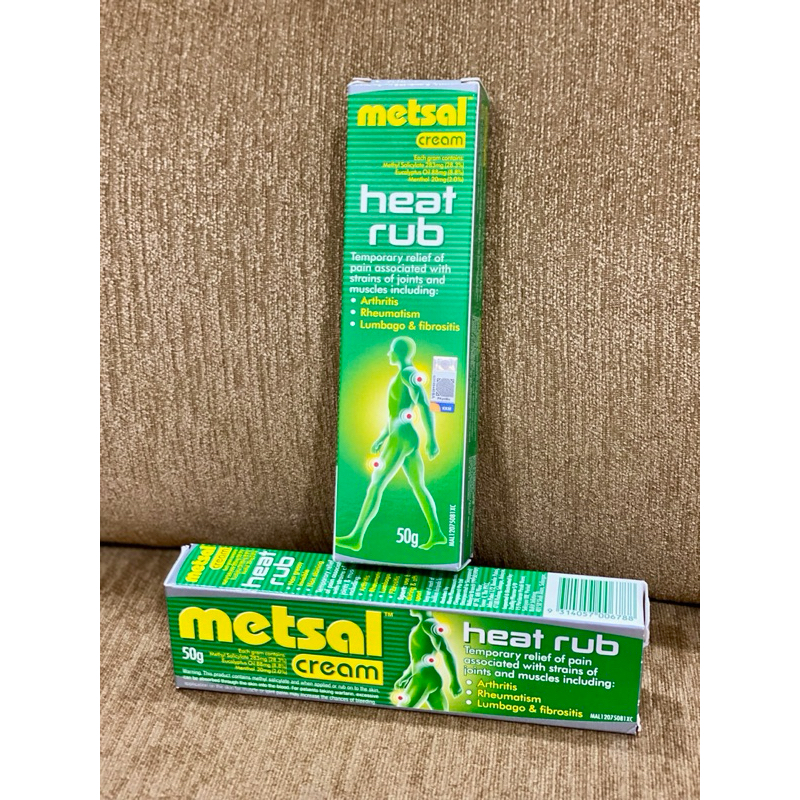 Jual Metsal heat rub cream Metsal cream isi 50g | Shopee Indonesia