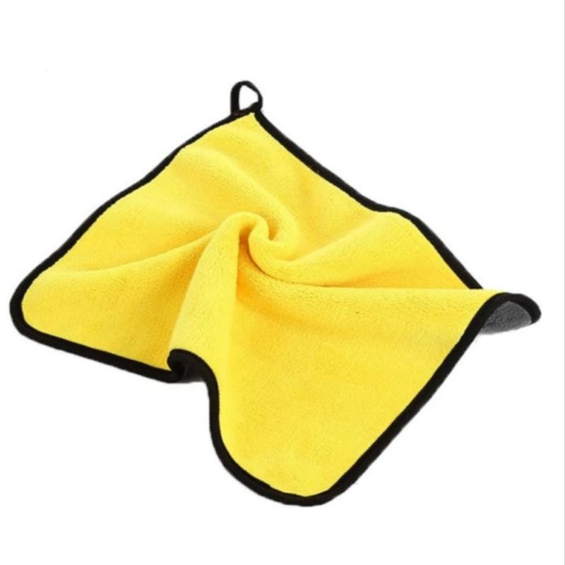 Jual Kain Lap Microfiber Detailing Halus 30 x 30 Dua Warna Kuning Dan ...