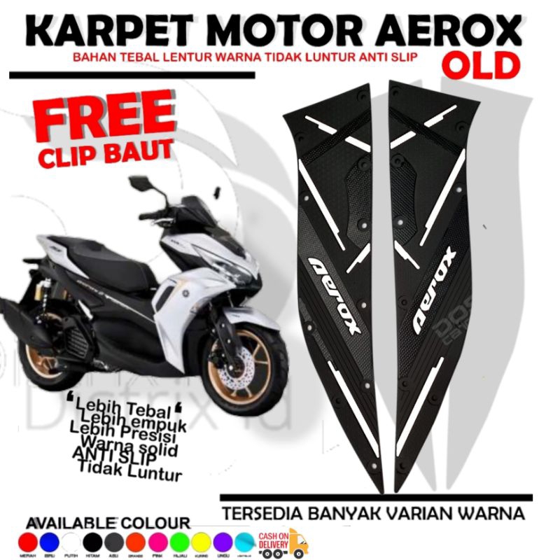 Jual Karpet Motor Aerox Old Variasi Aerox Karpet Aerox Old Bahan Karet ...