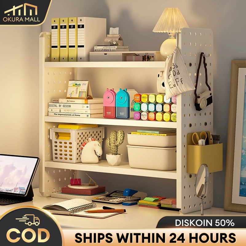 Jual Rak Meja Stationery Rak Buku Desktop Rak Serbaguna Desktop Rak ...