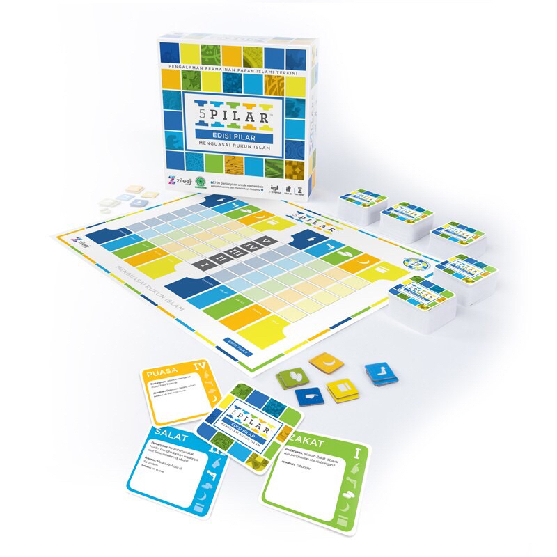 Jual 5 Pilar Board Game Permainan Edukasi - Original - Menguasai Rukun ...