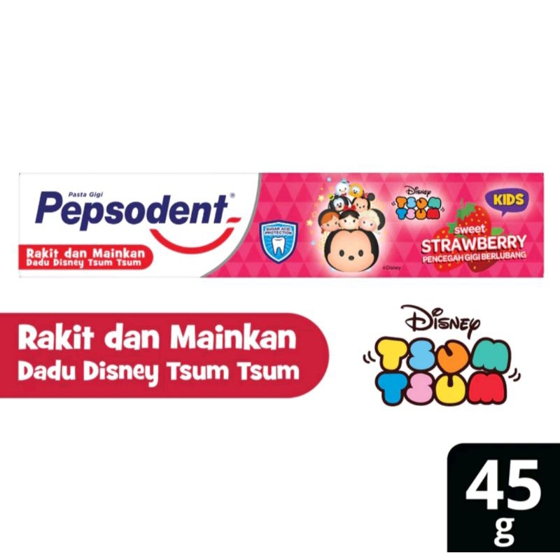 Jual Pepsodent pasta Gigi kids rasa strawberry 40gr | Shopee Indonesia