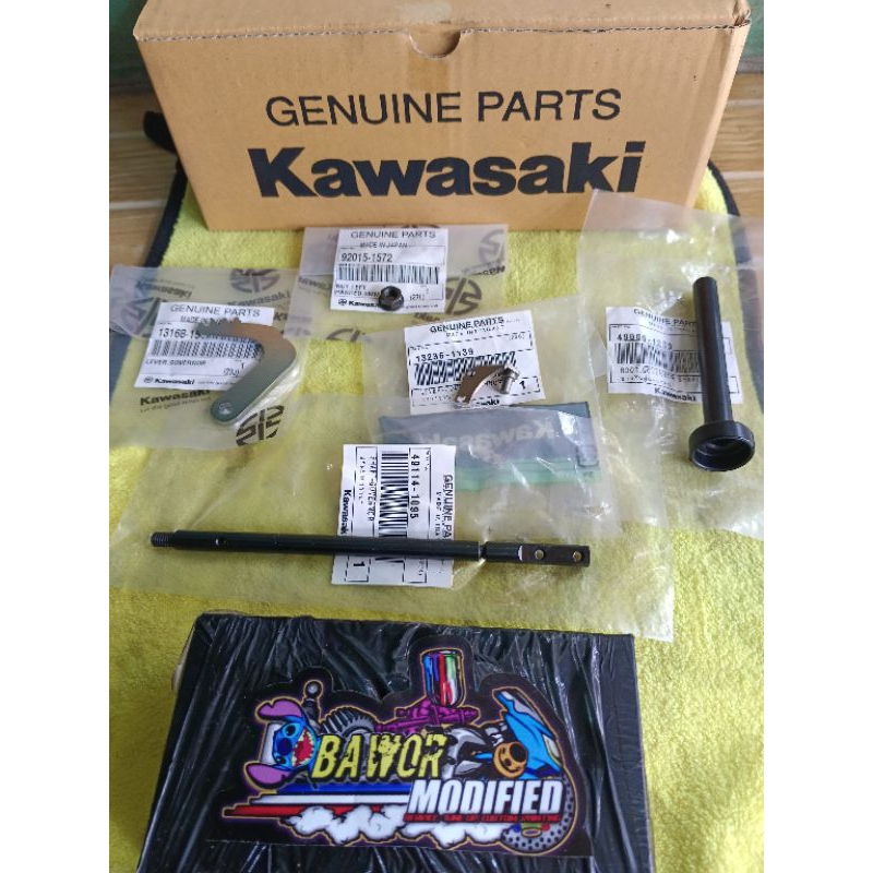 Jual mekanis pengungkit super kips tiang kips set ninja 150 r rr 100% ...
