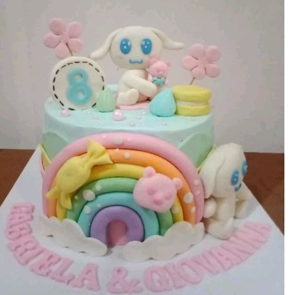 Jual Cinamo Roll Cake, Kuromi Cake, My Melody cake, Kue Ulang Tahun ...