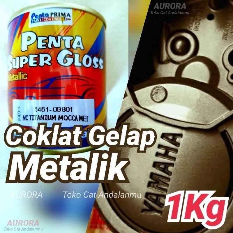 Jual Cat Duco Penta Super Gloss 5461-09801 NC Titanium Mocca Met 1Kg ...