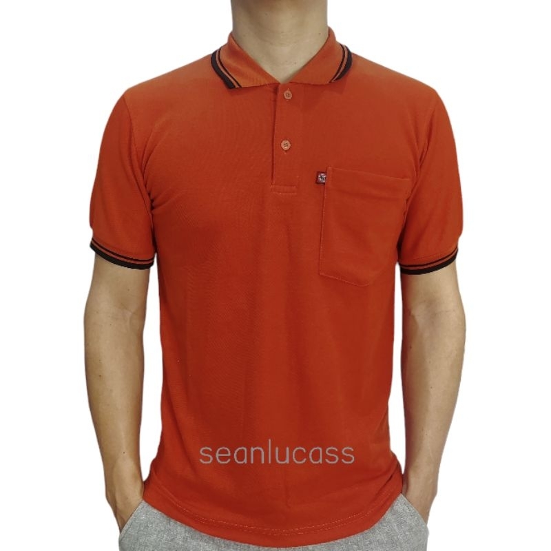 Jual Kaos Polo Shirt Saku Pria Kerah Polos Wangki Polos Saku Lengan ...