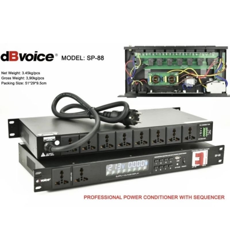 Jual Power Conditioner dB Voice SP 88 Original Sequencer dBvoice SP88 | Shopee Indonesia