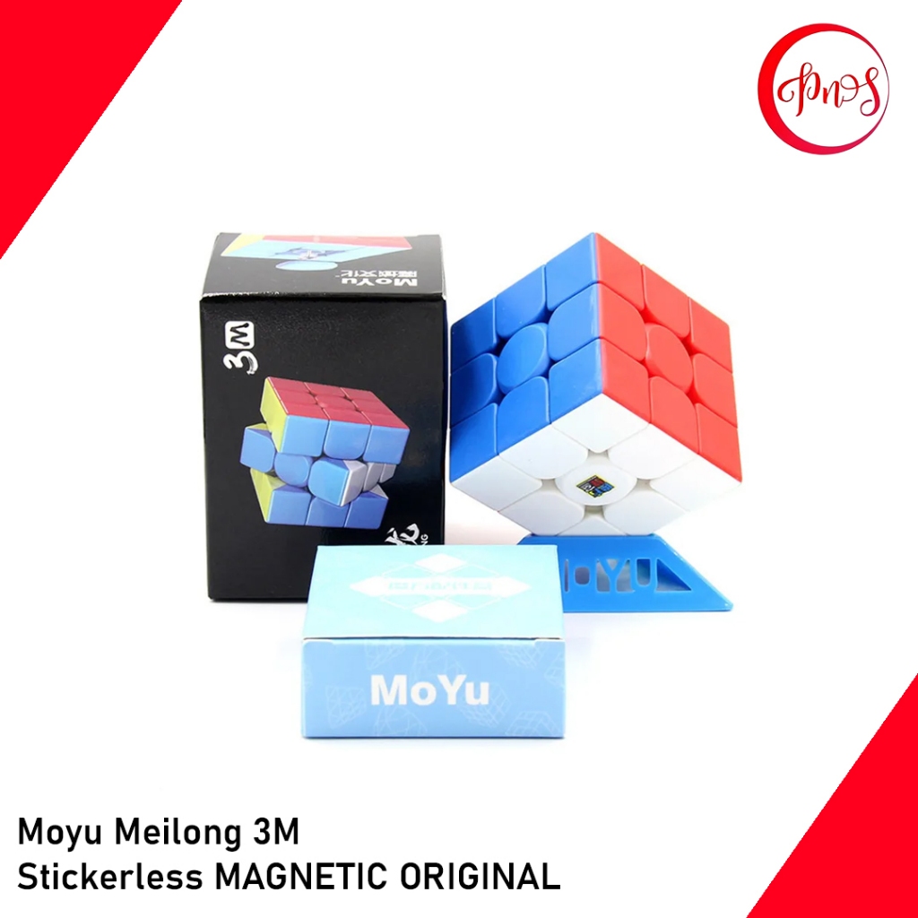 Jual Cube 3x3 Moyu Meilong 3M Stickerless MAGNETIC PREMIUM | Shopee ...