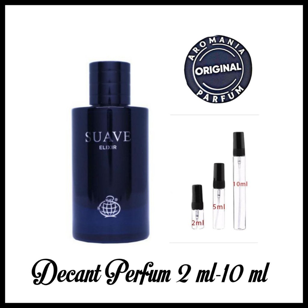 Jual Decant Parfum FRAGRANCE WORLD SUAVE ELIXIR MAN EDP | Shopee Indonesia