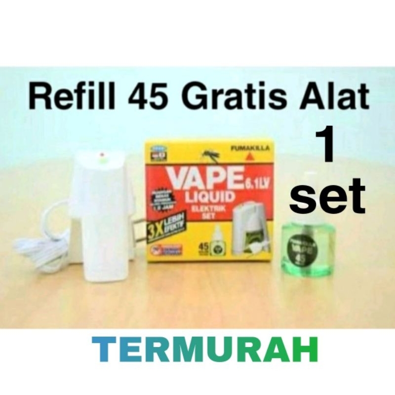 Jual Obat Nyamuk Vape Elektrik Set Anti Nyamuk ( Alat + isi ) | Shopee ...
