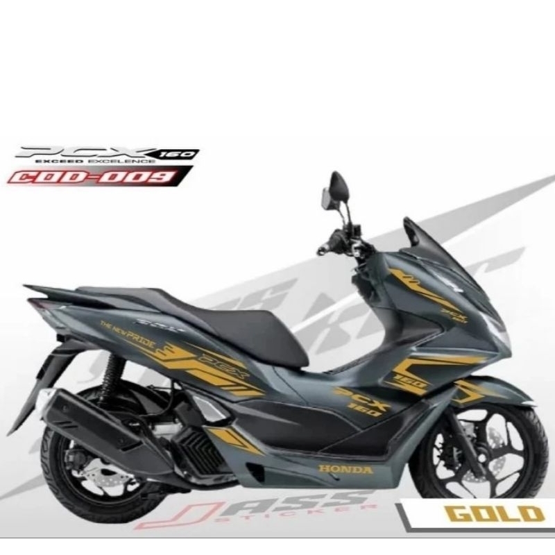 Jual STICKER PCX 160 /BODY PCX ABU-ABU / STIKER STRIPPING PCX 160 ...