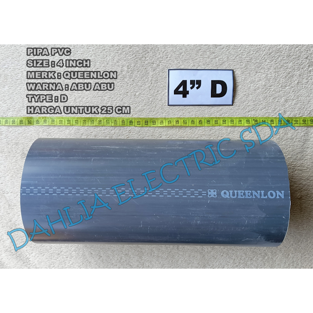 Jual PIPA PVC 4 INCH TYPE D PANJANG 25CM | Shopee Indonesia